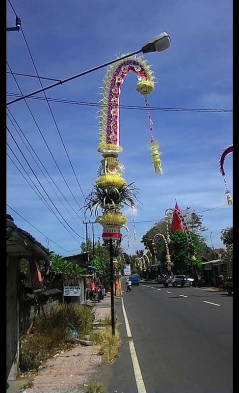 Penjor Hias untuk upacara dan dekorasi