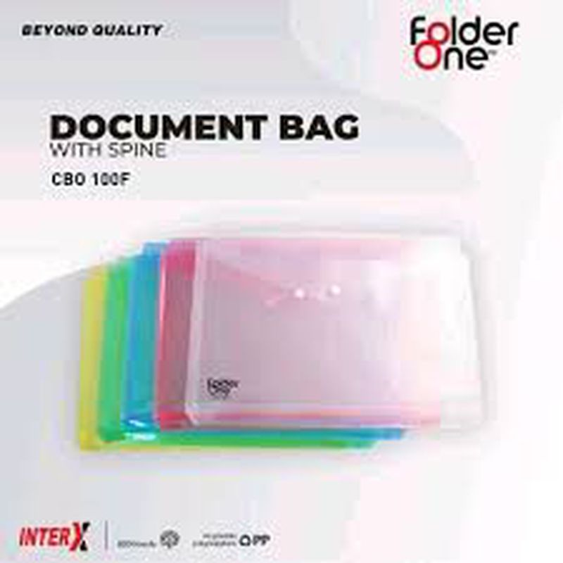 Map Plastik Kancing Folder One - Kancing 1