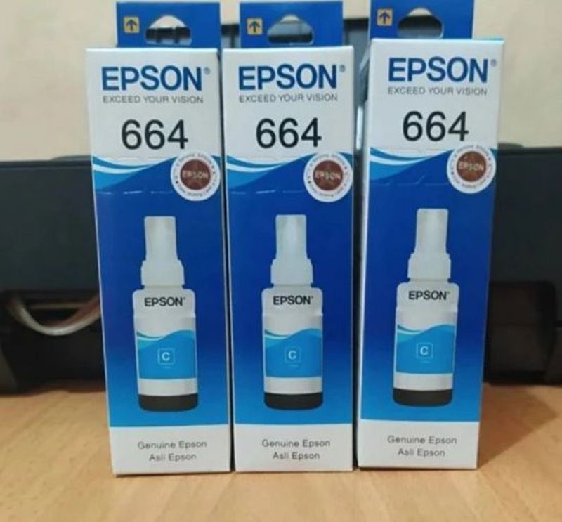 Tinta EPSON 664 Biru