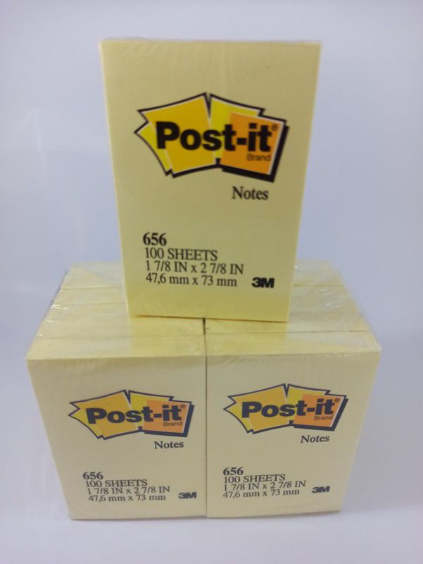 Post It 3M No. 654 - USA Ukuran : 75 x 75 mm