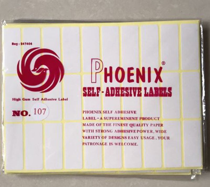 Kertas Label No. 107