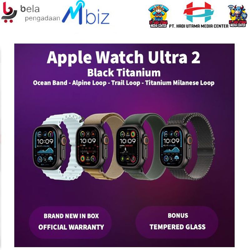 Apple Watch Ultra 2 2024 Black Titanium Case 49mm Alpine Trail Milanese ...
