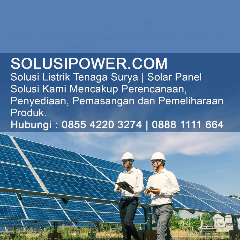 Vendor Solar Panel Terbaik