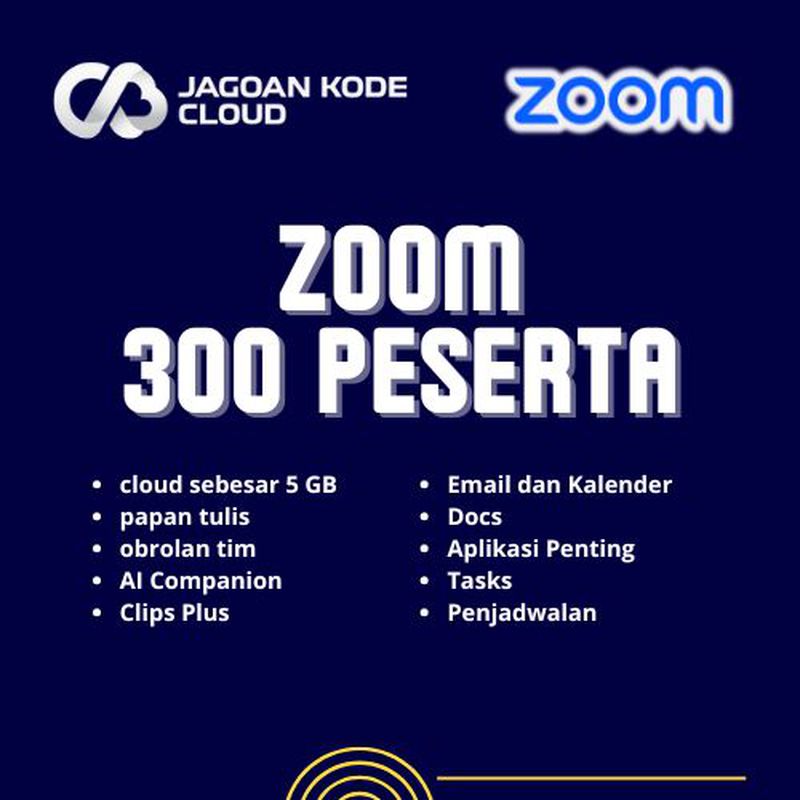 Zoom 300 Peserta 1 Bulan