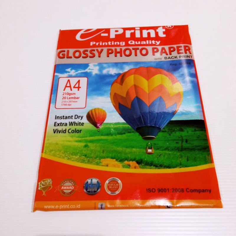 Kertas Photo Glossy 210 gr Eprint