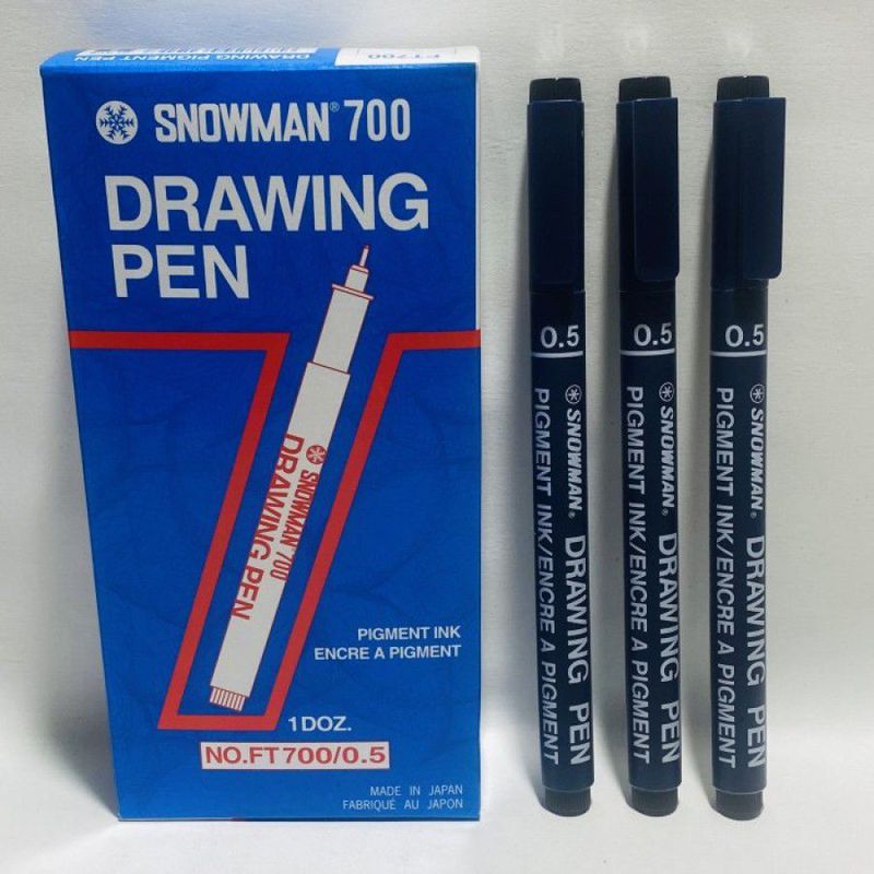 Ballpoin Drawing Pen Hitam
