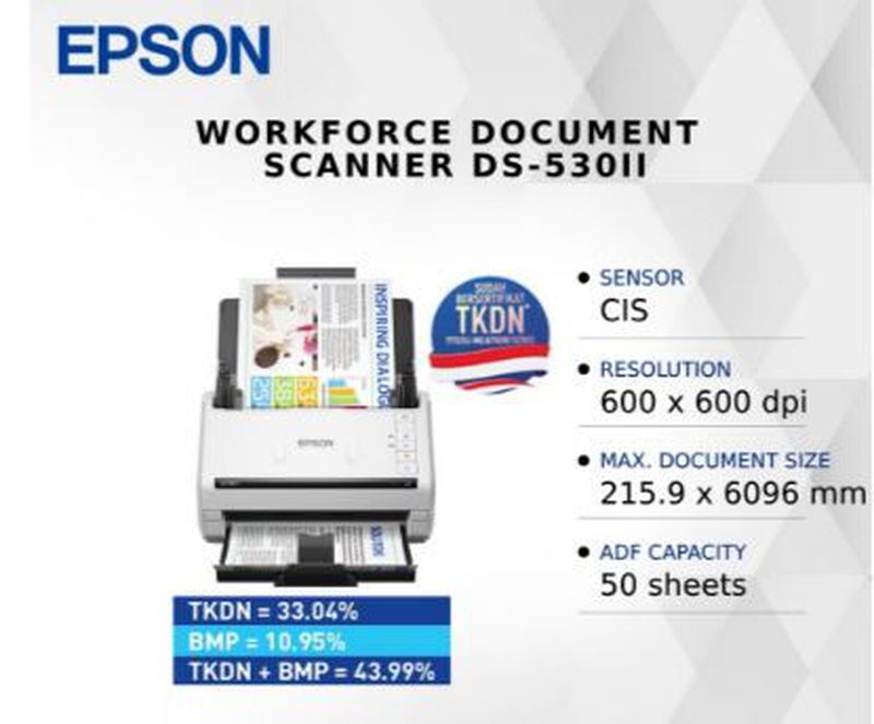 Scanner Epson Workforce DS-530 ll