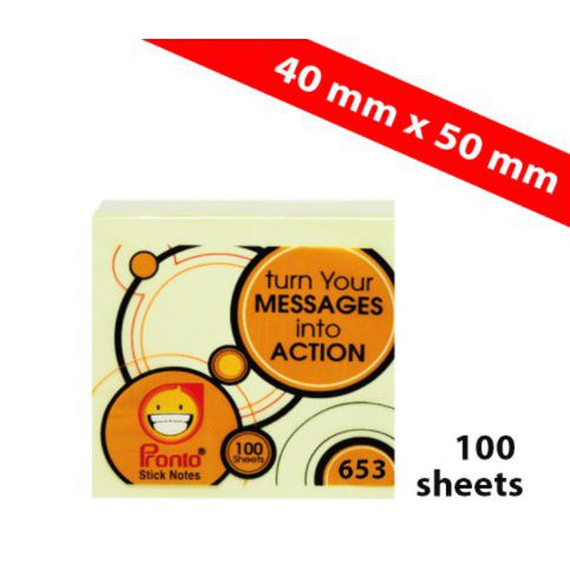 Sticky notes 653 3M pronto