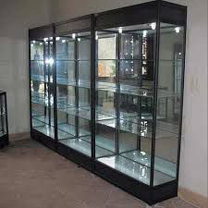 Rak Kaca Aluminium Besar