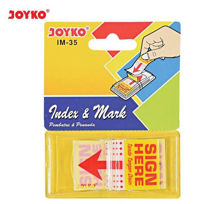 Sticker Sign Here Joyko 24 Pad