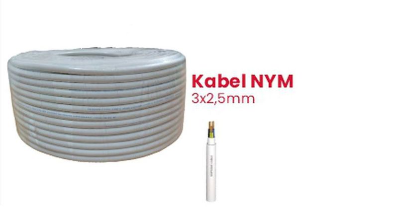 Kabel NYM 3 x 2.5 MM