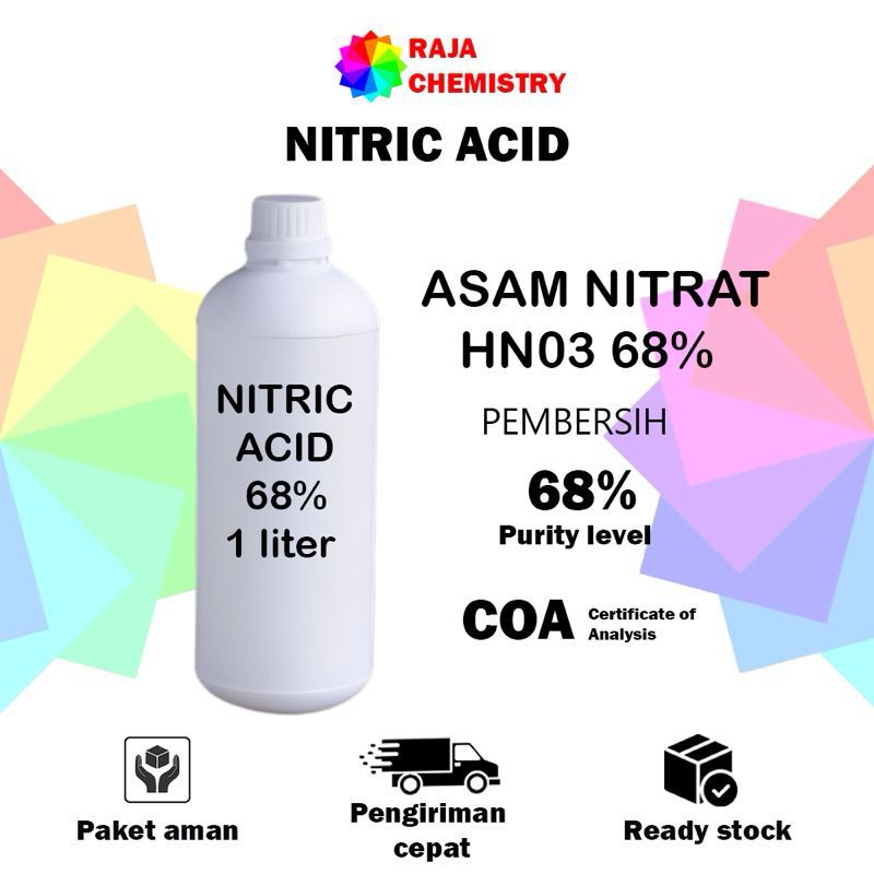 Asam Nitrat / Nitric Acid - Teknis 1 Liter