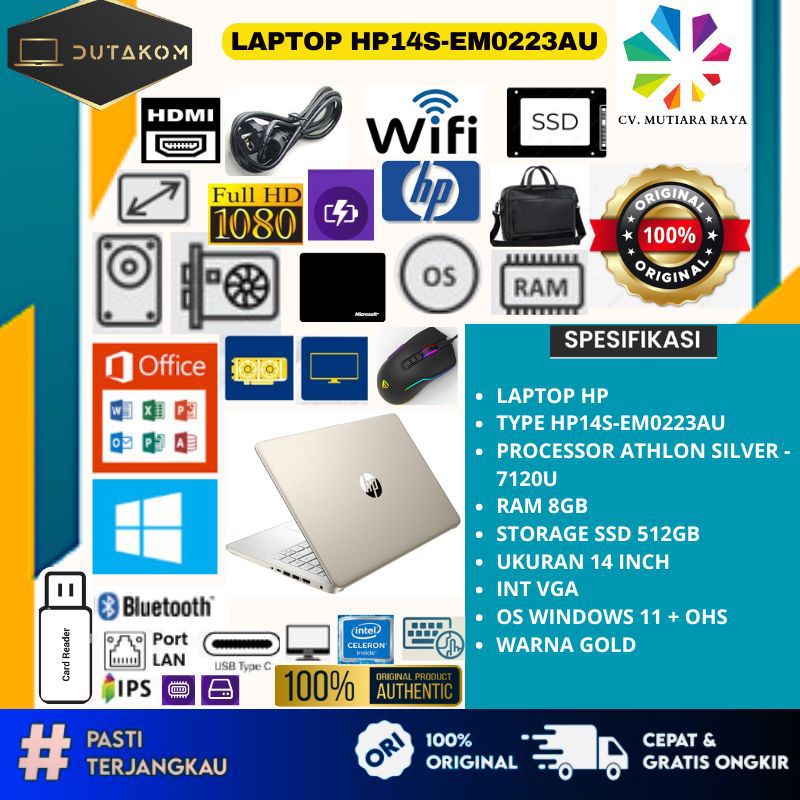 LAPTOP HP14S-EM0223AU
