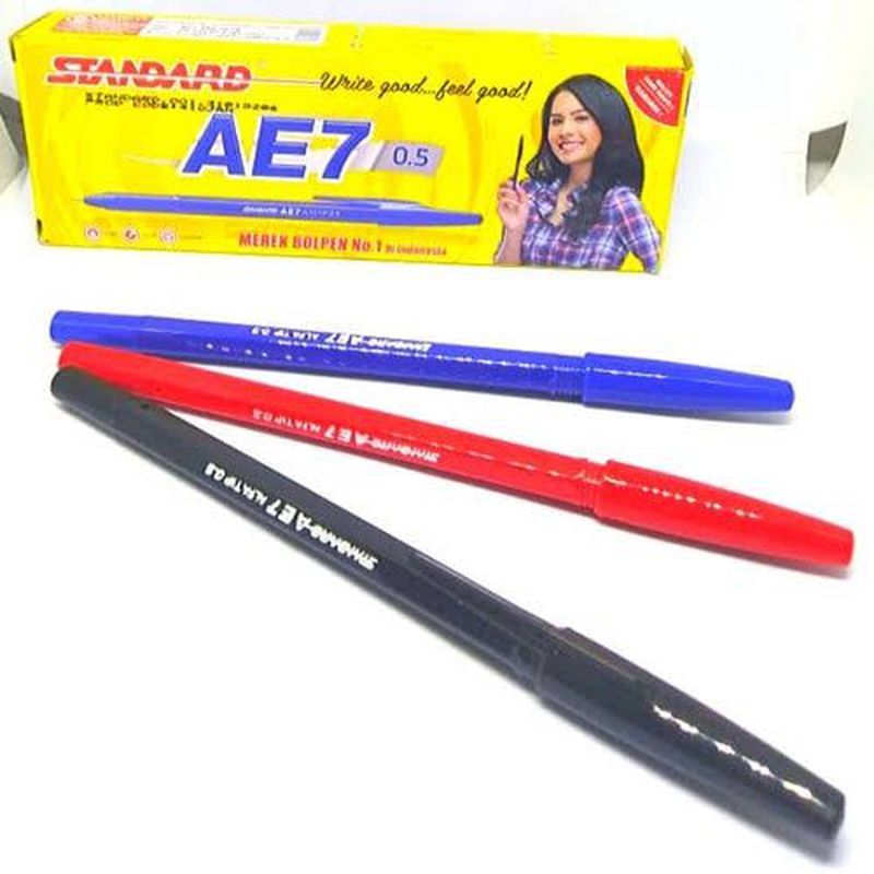 Ballpoint AE7 Standard - Biru
