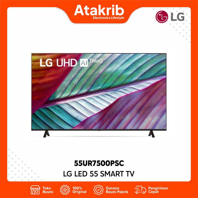 LED SMART TV 4K 55 INCH MEREK LG, TYPE 55UR7500PSC
