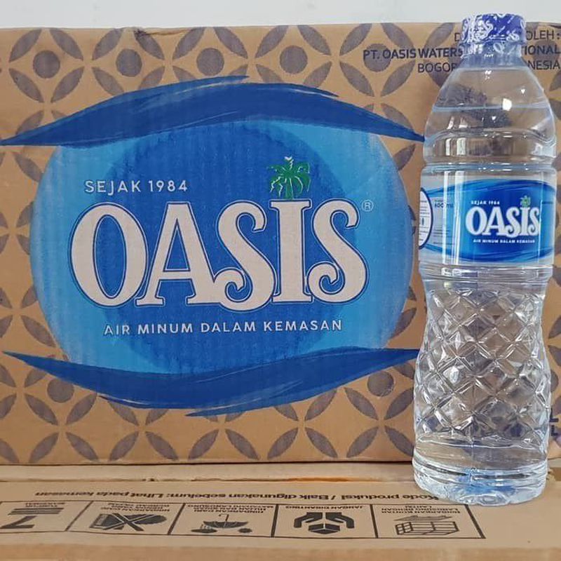 Oasis Air Minum Dalam Kemasan 600 ml isi 24 Pcs Per Dus