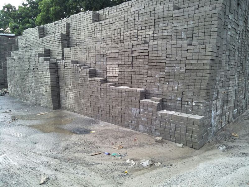 Paving 20x20 cm tebal 6cm natural