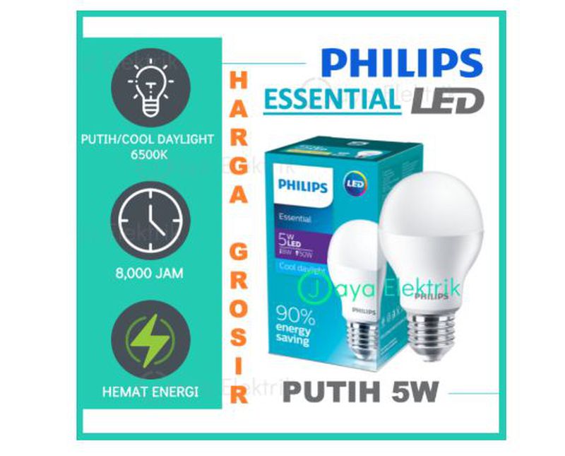 Lampu LED Essential PHILIPS 5W