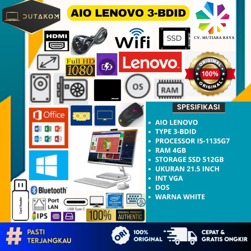 AIO LENOVO 3-BDID