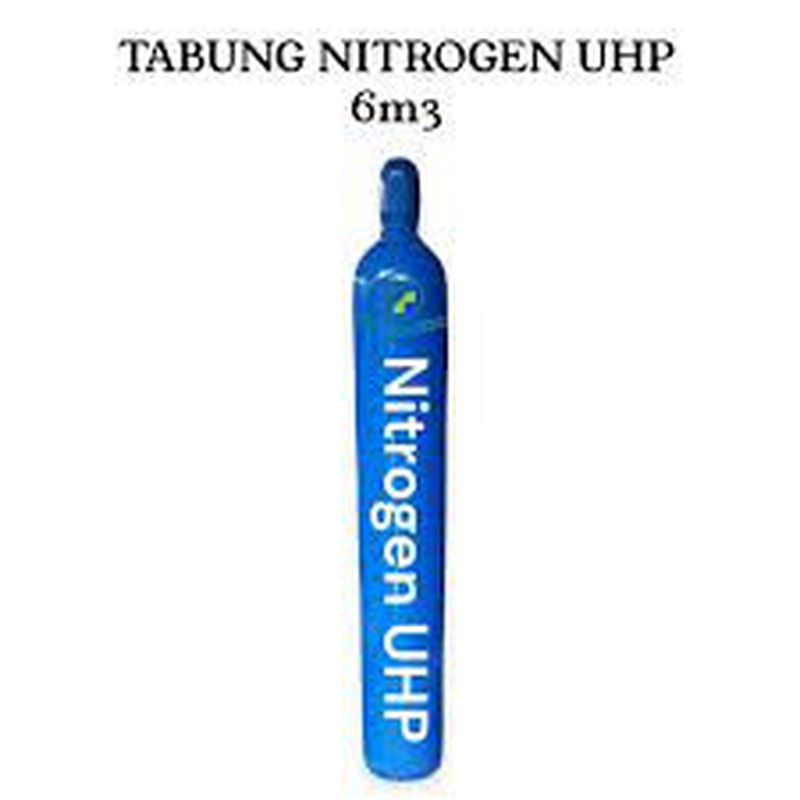 Gas Nitrogen Ultra High Purity (UHP) kemasan 1 tabung isi 6 m³