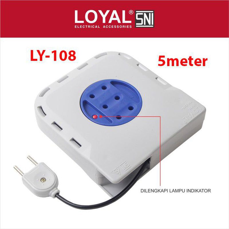 Loyal LY-108 Kabel Roll 5 Meter - box kabel ly 108 CORDLINK SNI