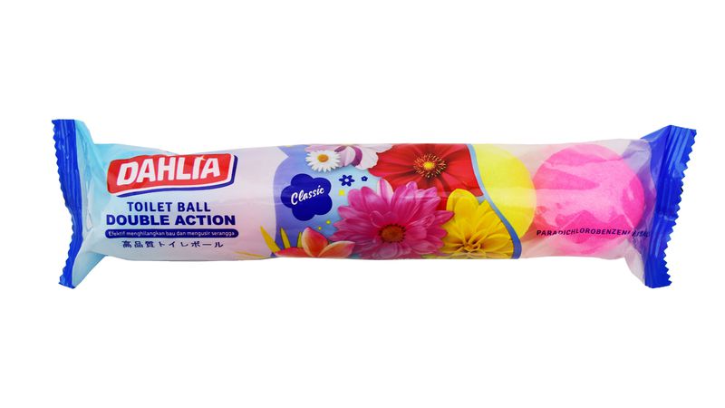Dahlia Toilet Ball 3 Pcs