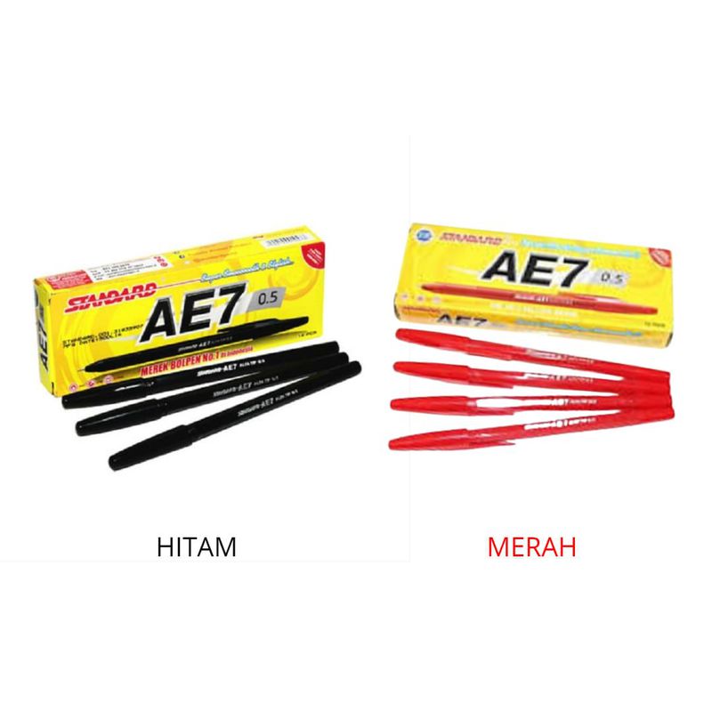Pulpen Standard AE7 - Merah