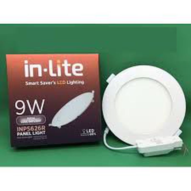 downlight LED Panel 9 watt Bulat