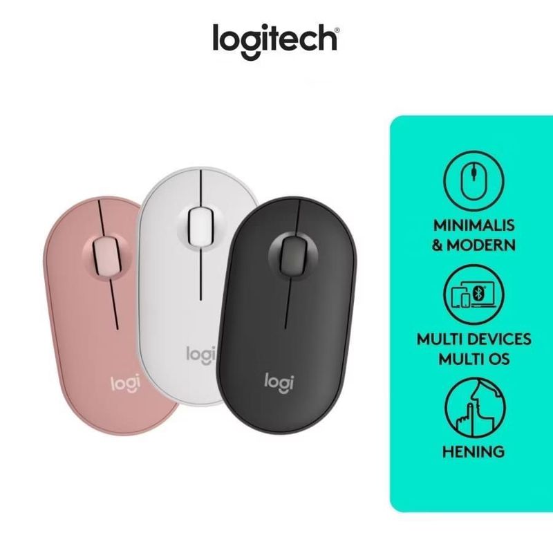 LOGITECH Pebble Wireless Bluetooth Mouse M350