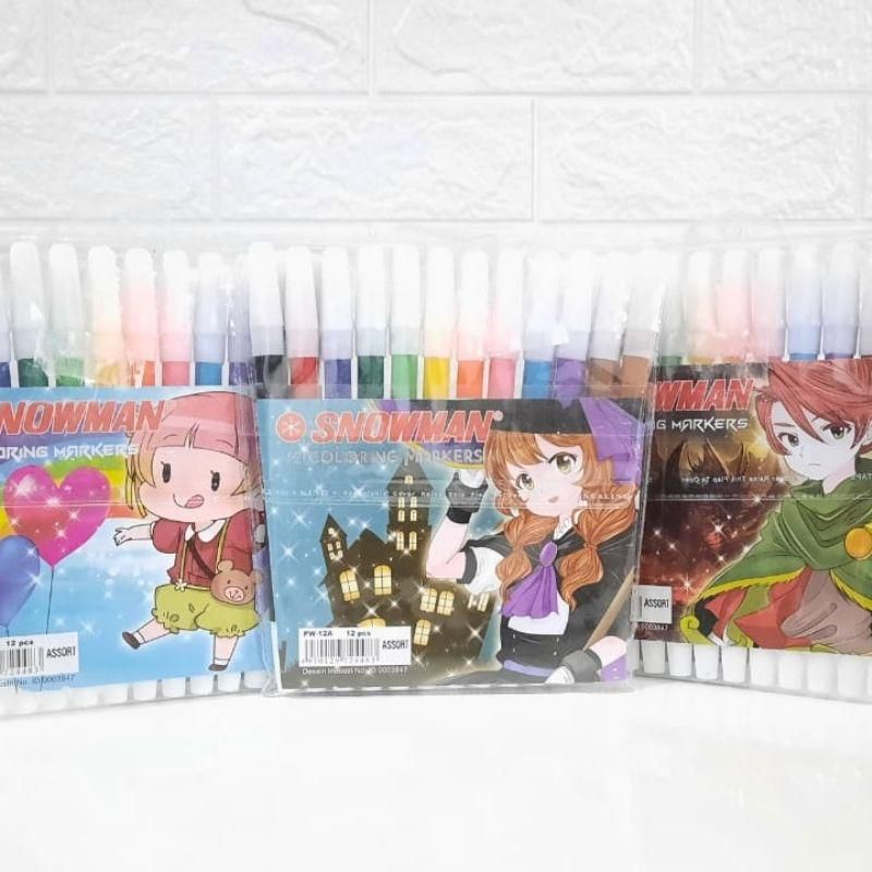 Spidol Isi 12 Warna
