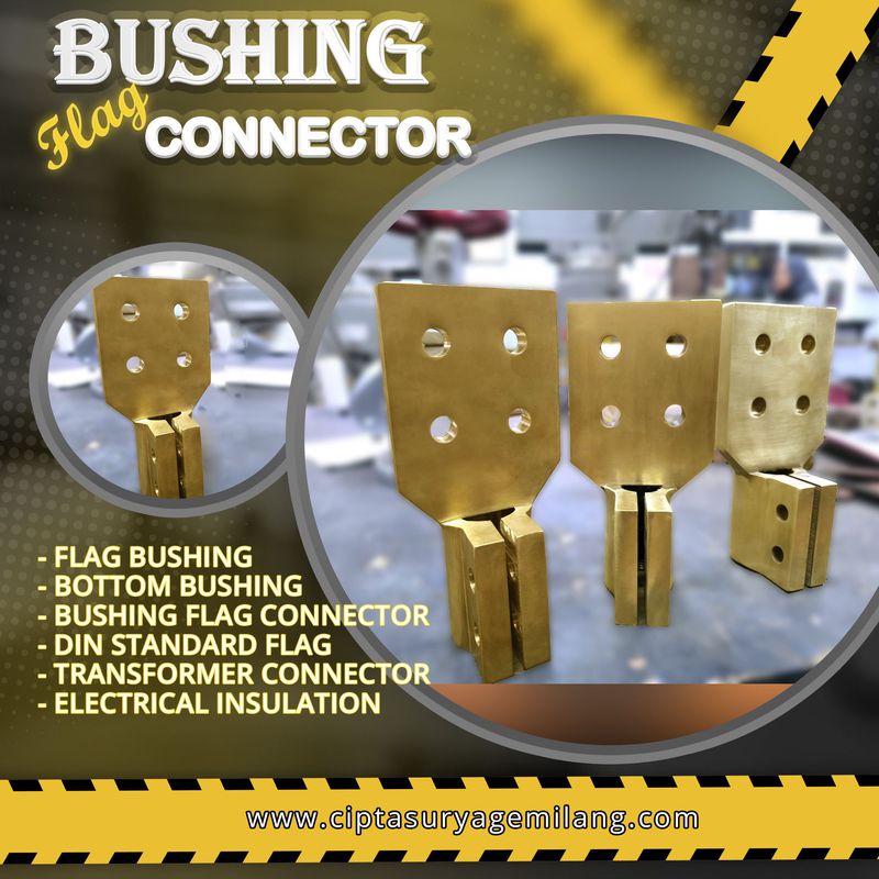 FLAG BUSHING CONNECTOR KUNINGAN