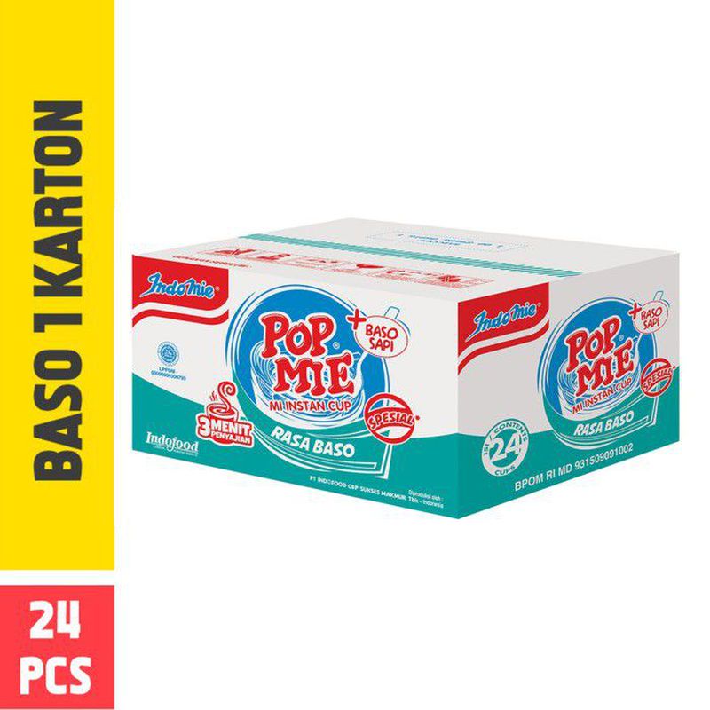 Pop Mie 1800gr (1 Karton) - Baso