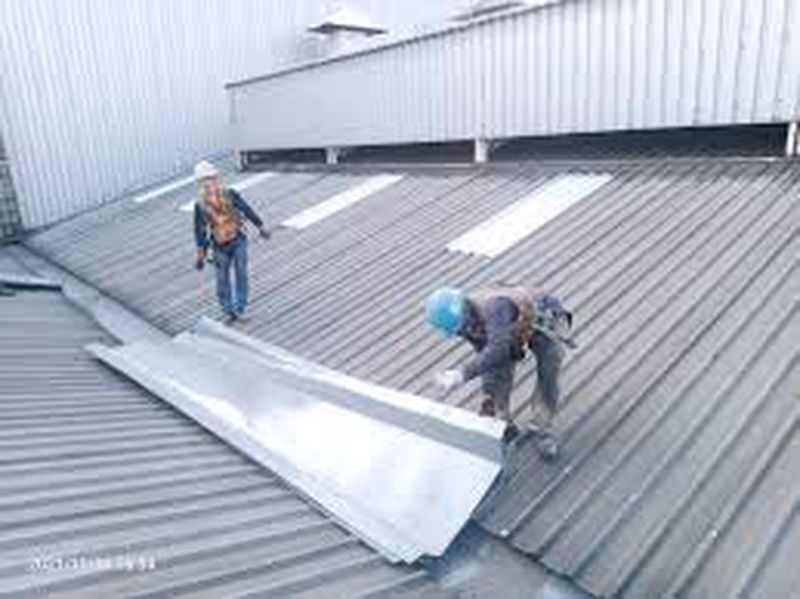 Pekerjaan Pemasangan Talang Aluminium t0.3 mm (m2)