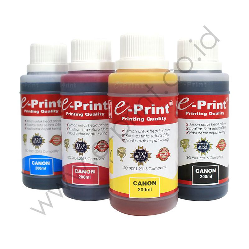 TINTA PRINTER E-PRINT 200 ML HITAM / WARNA