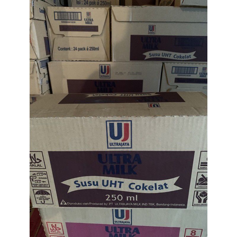 Susu ultra milk 125 ml/Karton