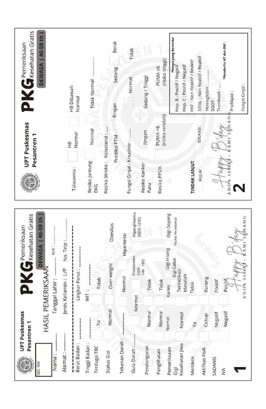 FORM PKG DEWASA (40-59)