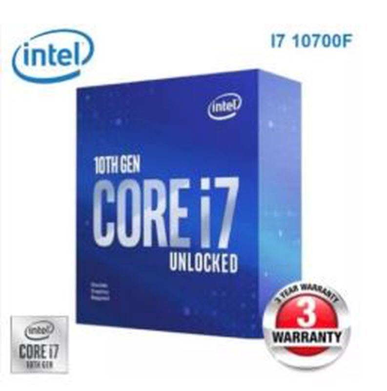 PROCESSOR Spesifikasi : intel core i7 10700F 2,9 GHz UP 4.8GHz