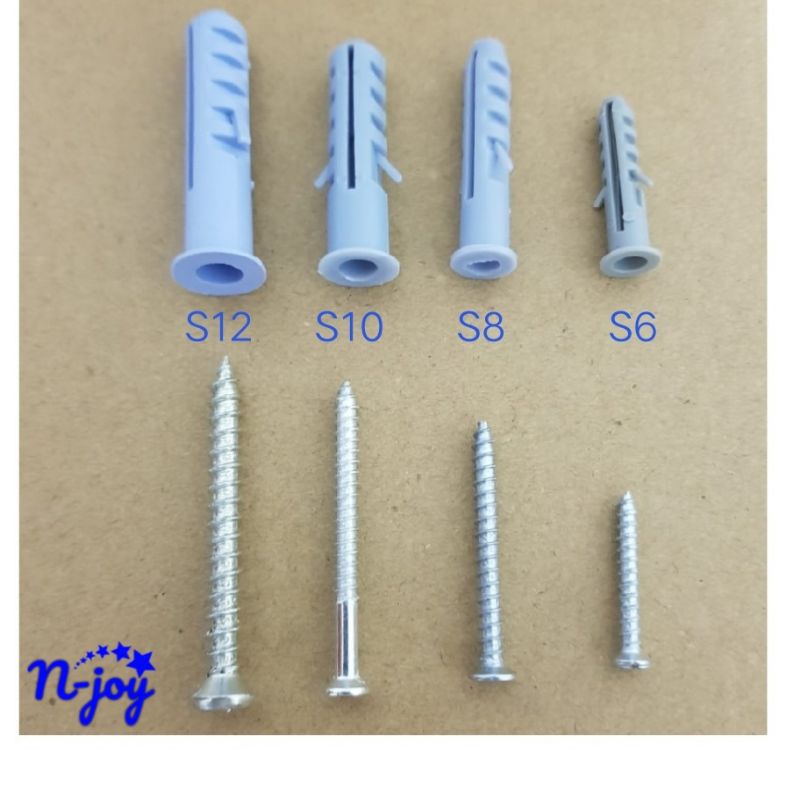 Sekrup tembok + plugin S12