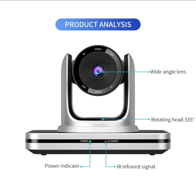 Robotic Webcam PTZ USB FullHD Video Conference Camera HOSODO HSD-VC203