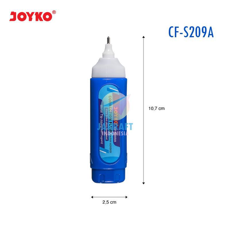 Tip-Ex Cair Putih JOYKO CF-S209 White Correction Fluid Ujung Tip Besi ...