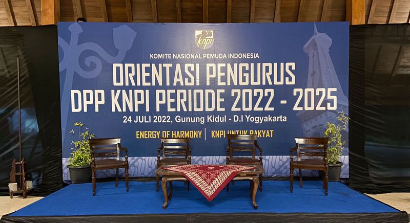 dekorasi backdrop 8x3 meter