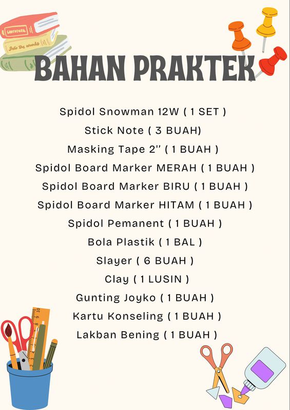 Paket Bahan Praktek (Acc Atk)