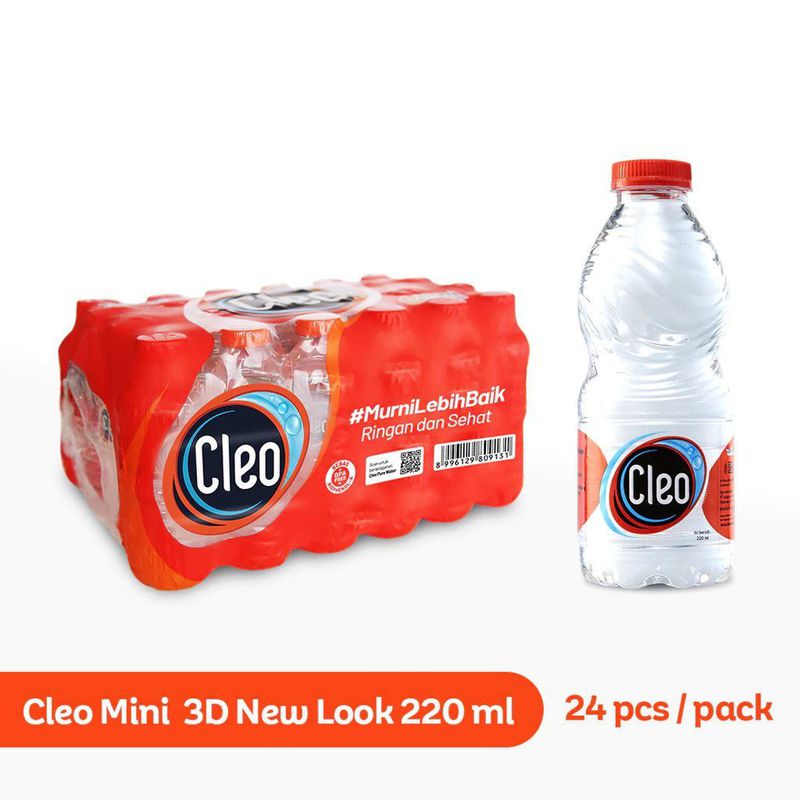 Air Mineral Botol Cleo 220 ml