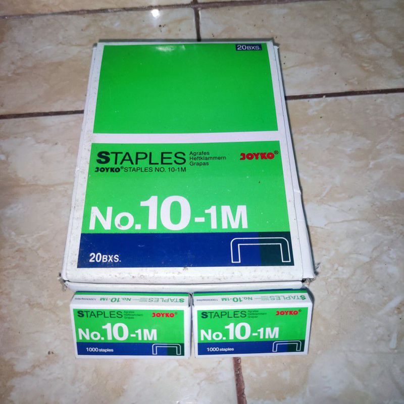 Isi Staples Kecil No. 10 Isi 20 Box