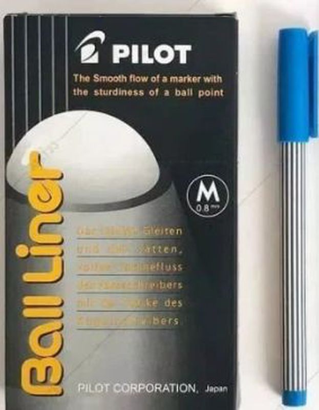 Pulpen Balliner Biru 0,8 mm