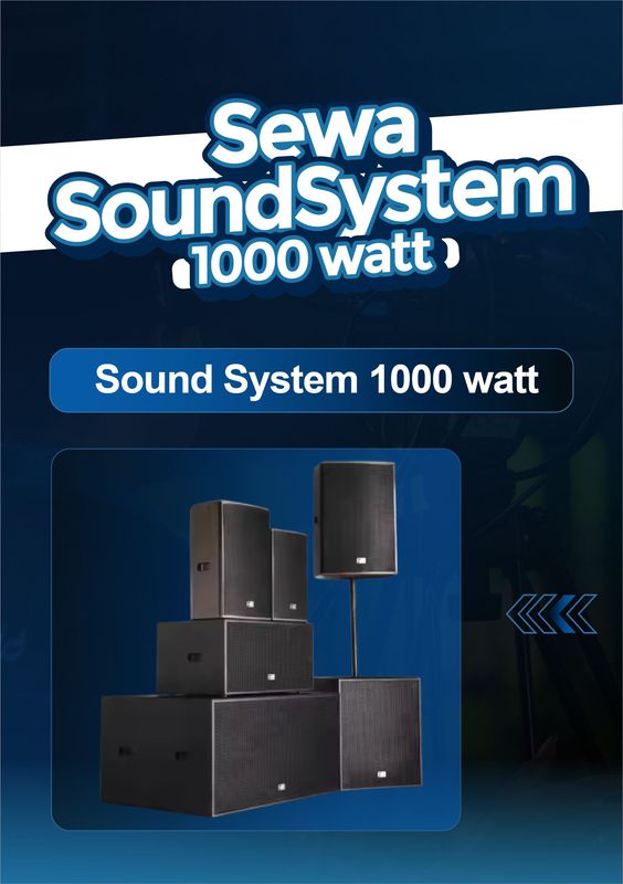 Sewa Sound System 1000 watt