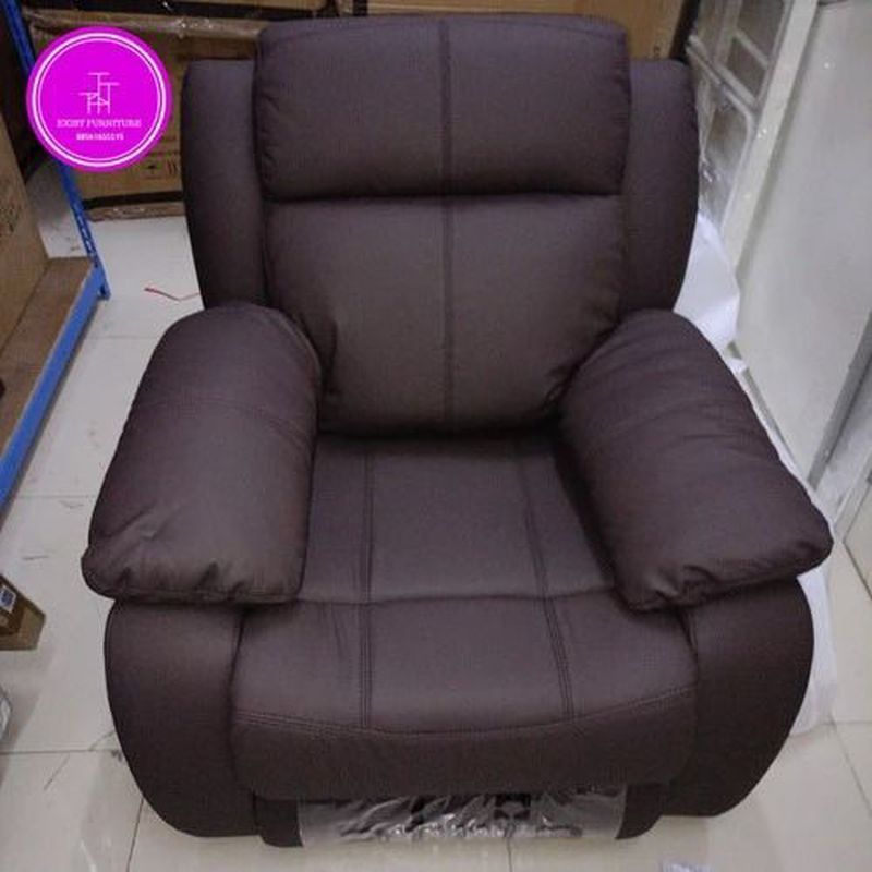 ATRIA Sofa Recliner 1 Seater Lulaby - Coklat Tua