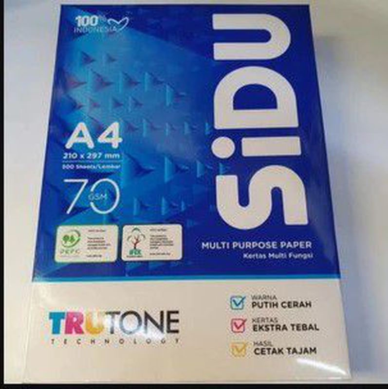 Kertas HVS kuarto (A4) 70 gr*