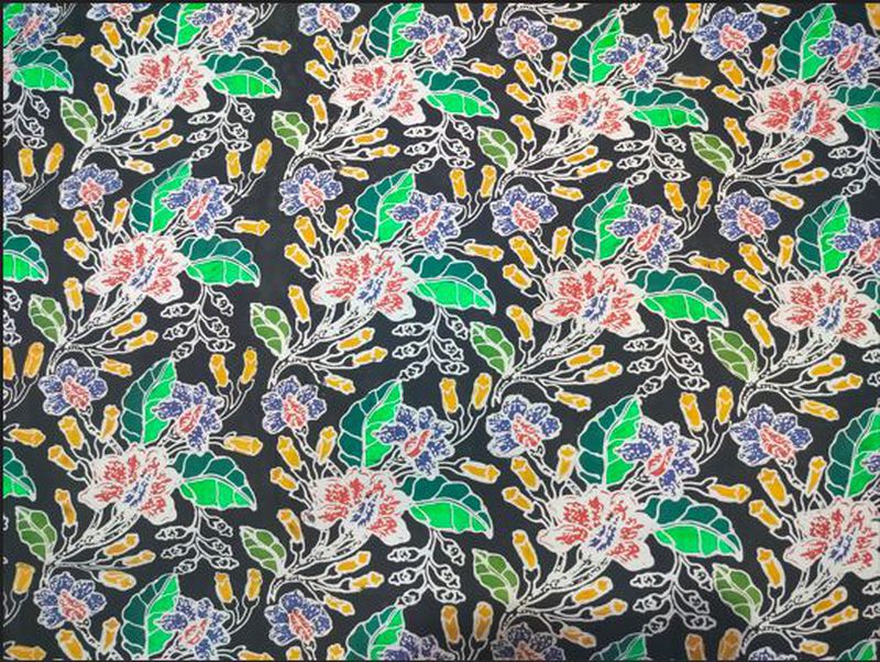 Kain Batik motif bucket cengkeh, muria batik - Navy