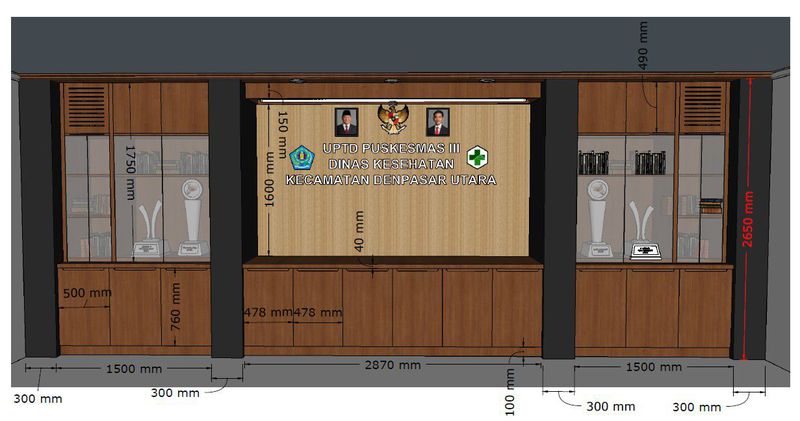 Furniture Backdrop + Lemari